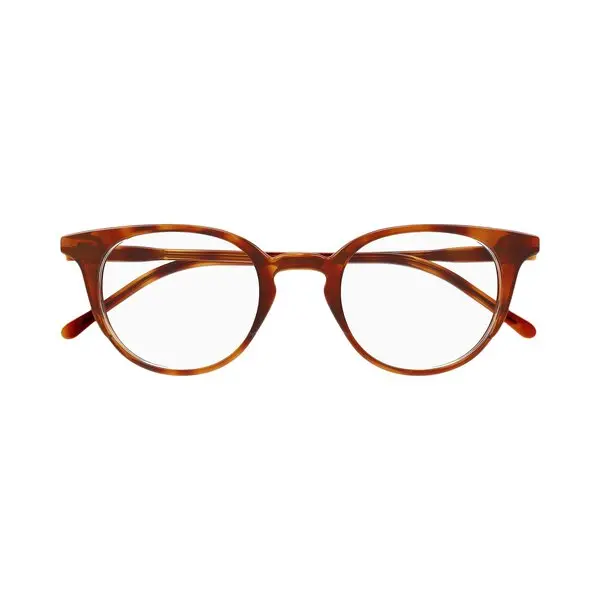 Gucci Round Frame Eyeglasses - Brown