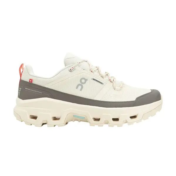 On Cloudrock Low Waterproof Sneakers - Cream