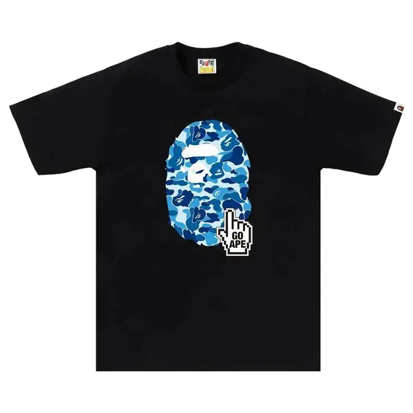 A BATHING APE Abc Camo Tee - Black