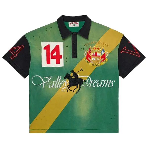 VALE FOREVER Brazil Polo /black/yellow - Green