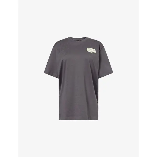 The North Face Graphic-print Cotton T-shirt - Anthracite Grey