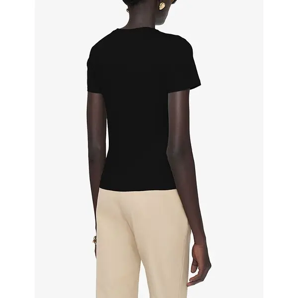 JOSEPH Livia Short-sleeved Cotton-jersey T-shirt
