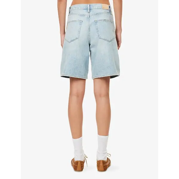 Paige Faye High-rise Denim Shorts