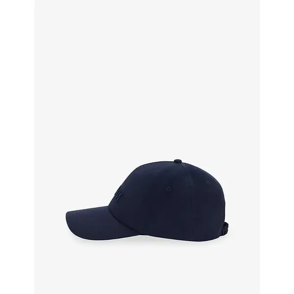 Boggi Milano Logo-embroidered Cotton Baseball Cap - Navy Blue