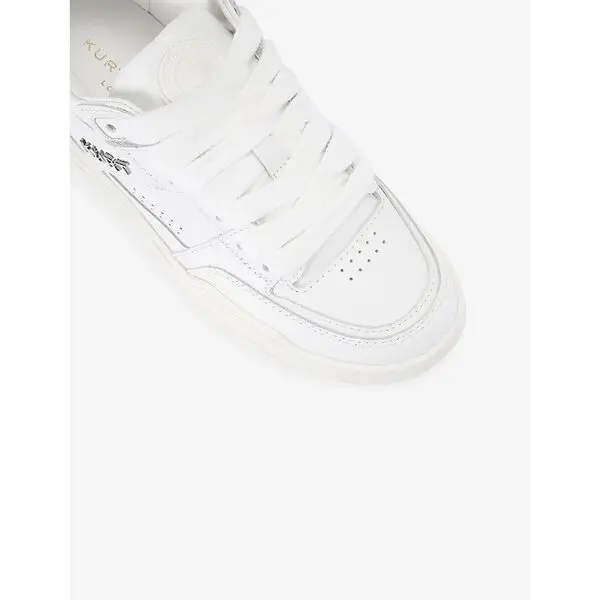 Kurt Geiger Hatton Leather Trainers - White