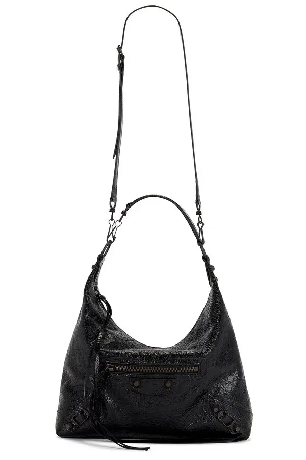 Balenciaga Le City Small Hobo Bag - Black