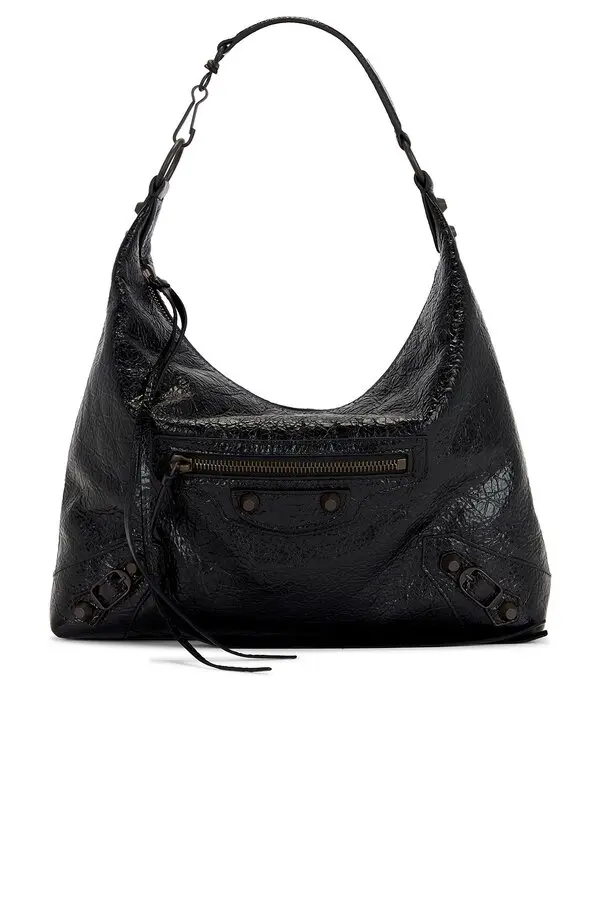 Balenciaga Le City Small Hobo Bag - Black