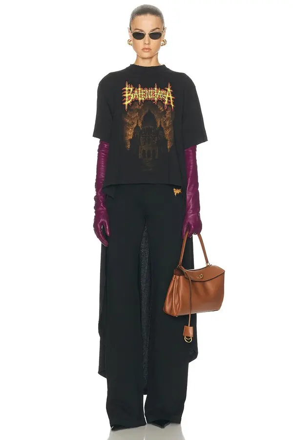 Balenciaga Metal Merch Jersey T-shirt - Black