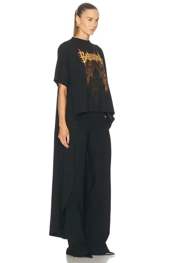 Balenciaga Metal Merch Jersey T-shirt - Black