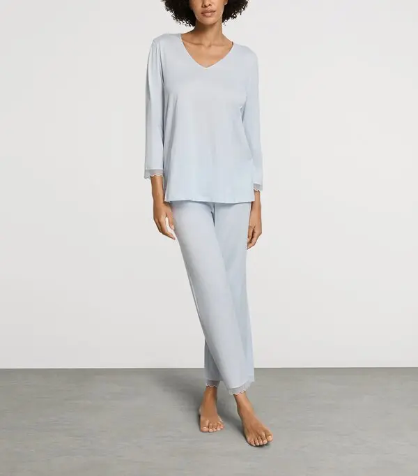 Hanro Cotton Long Inaya Pyjama Set