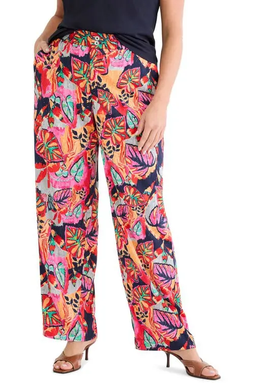 NIC+ZOE Kauai Garden Wide Leg Pants