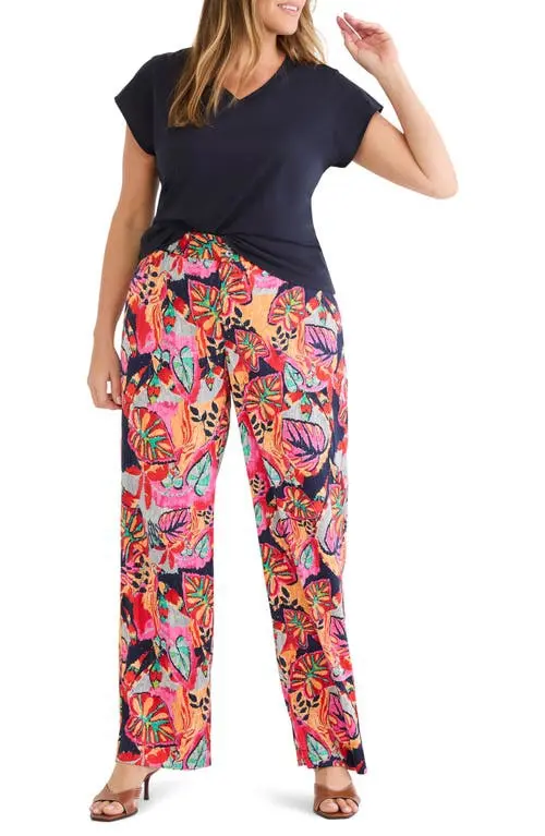 NIC+ZOE Kauai Garden Wide Leg Pants