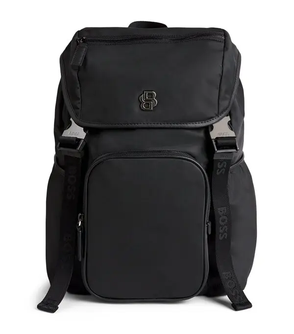 BOSS Twill Icon Backpack - Black