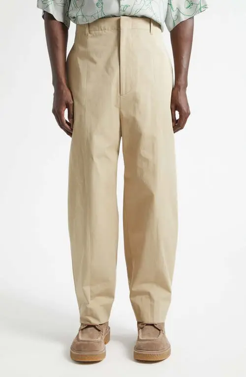 Bottega Veneta Light Cotton Pants - 2549 Sahara