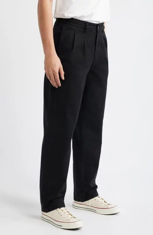 NOAH Twill Double Pleat Cotton Pants