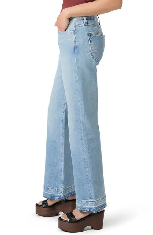 Paige Sofia Undone Wide Leg Jeans