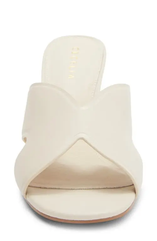 CECILIA NEW YORK Faye Wedge Slide Sandal - Bone