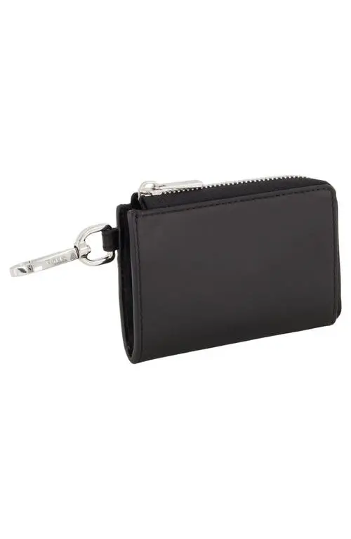 Vince Zip Top Leather Card Case