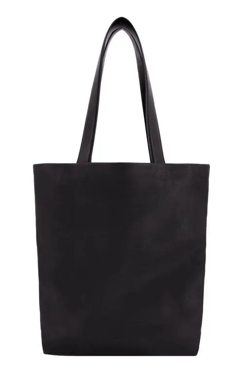 Vince Slim Lassen Leather Tote - Black