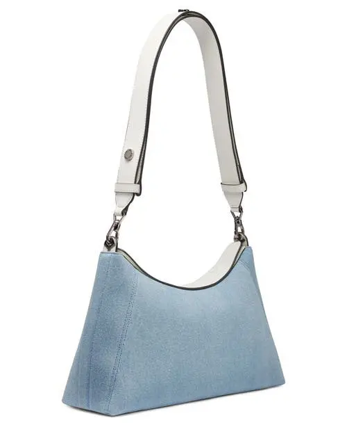 Karl Lagerfeld Paris Nikole Mini Denim Crossbody - Light Denim