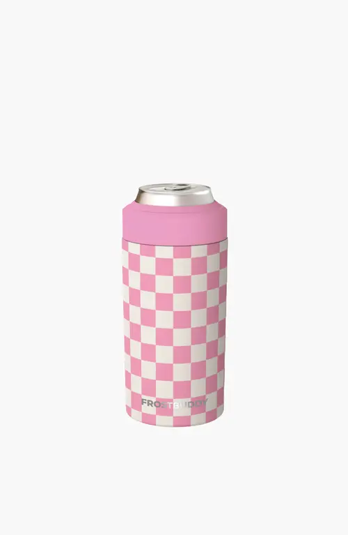 FROST BUDDY Universal Buddy Can Cooler - Pink Checkered