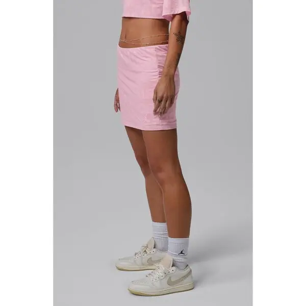 JORDAN Flight Open Stitch Knit Skort - Pink
