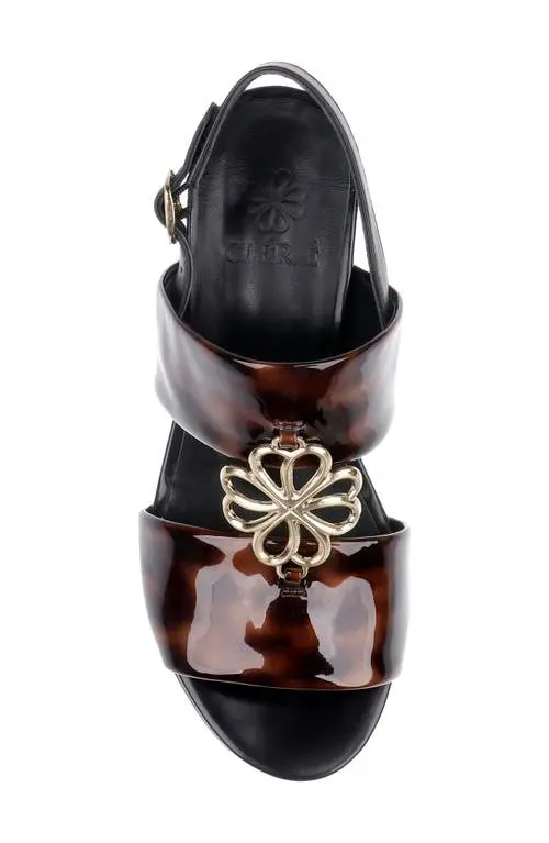 CLERAE Coraj Platform Sandal - Tortoise