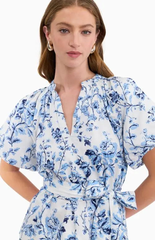 Rebecca Taylor Emelia Printed Blouse