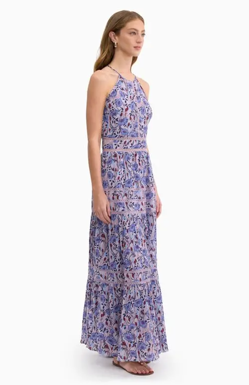 Rebecca Taylor Daphne Crinkle Maxi Dress