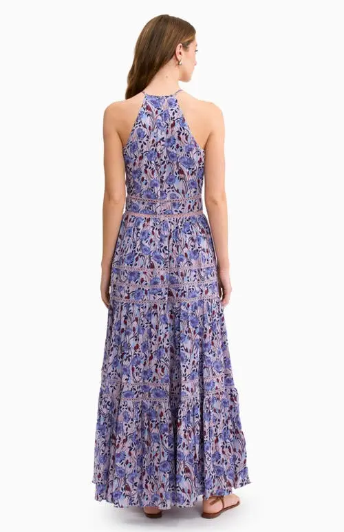 Rebecca Taylor Daphne Crinkle Maxi Dress
