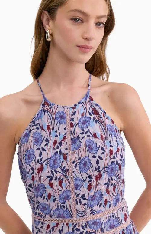 Rebecca Taylor Daphne Crinkle Maxi Dress