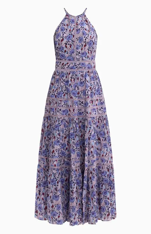 Rebecca Taylor Daphne Crinkle Maxi Dress