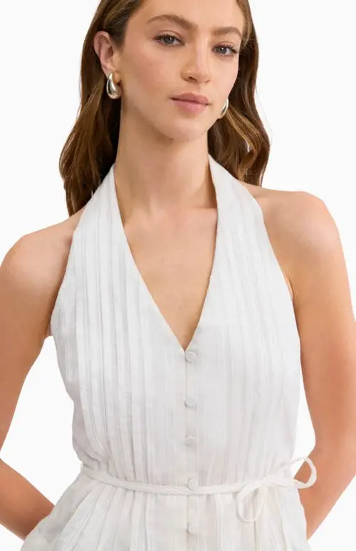 Rebecca Taylor Marianne Halter Top - Ivory