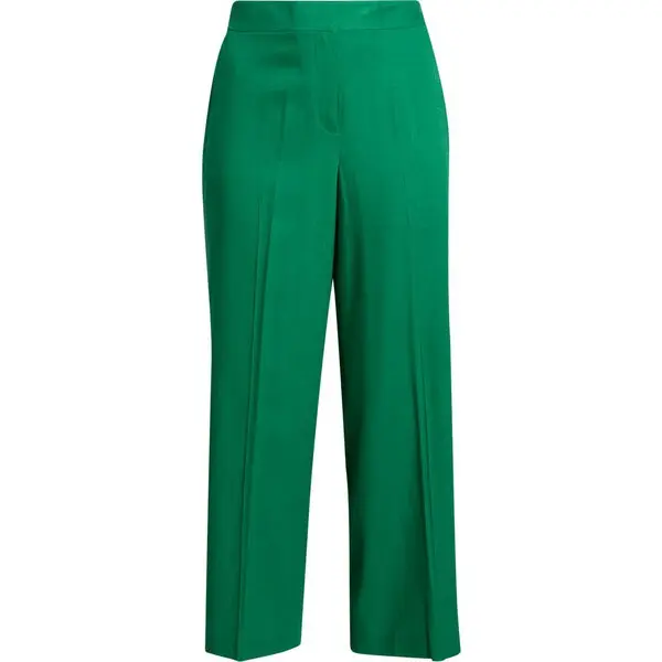 TAHARI ASL Wide Leg Pants - Parakeet Green