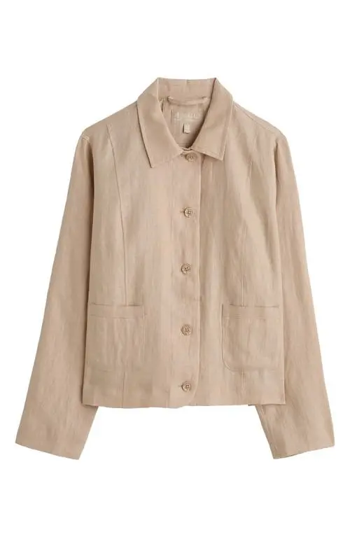 SEASALT CORNWALL Arame Linen Jacket - Whelk