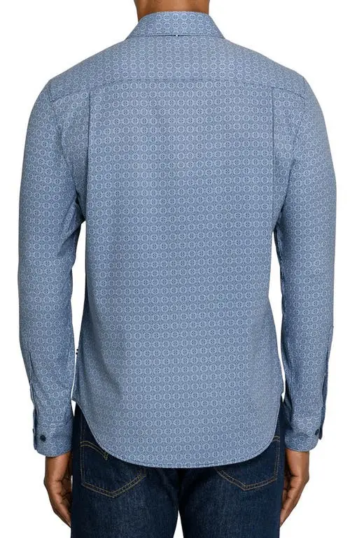 BROOKLYN BRIGADE Marcy Mosaic Long Sleeve Performance Shirt