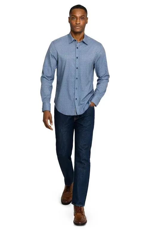 BROOKLYN BRIGADE Marcy Mosaic Long Sleeve Performance Shirt