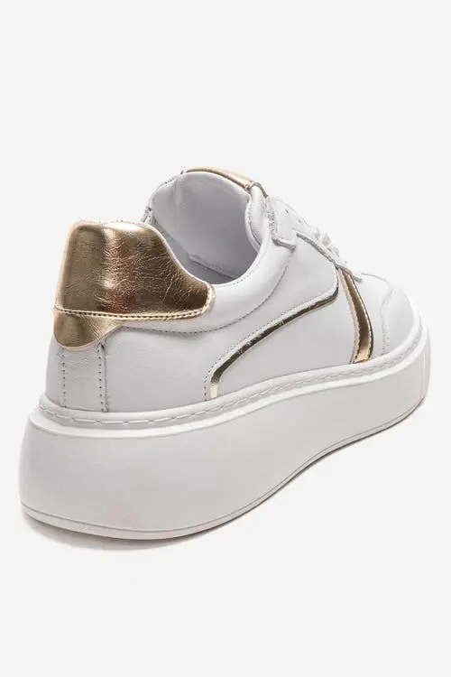 FOREVER & ALWAYS SHOES Ivara Leather Sneaker