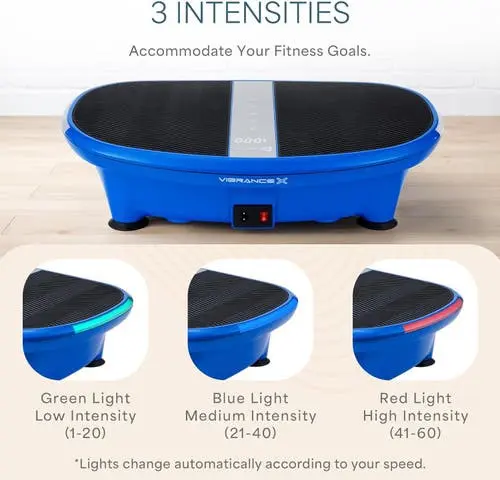 LIFEPRO Vibrancex Vibration Plate For Exercise 60 Speeds, Remote