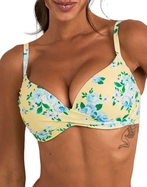 ADORE ME Morgana Swimwear Bikini Top - Floral Yellow