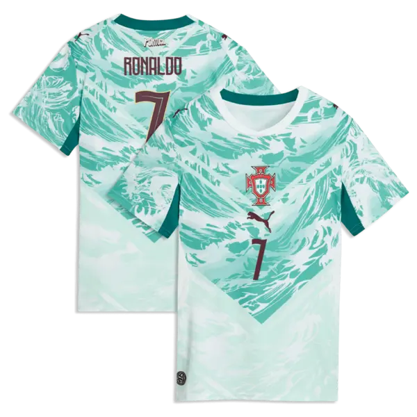PUMA Cristiano Ronaldo Portugal National Team 2026 Away Replica Jersey - Green