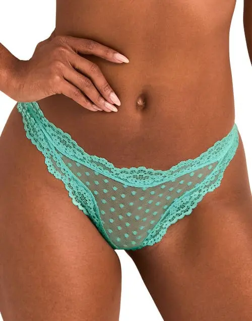 ADORE ME Ambre Tanga Panties - Medium Green