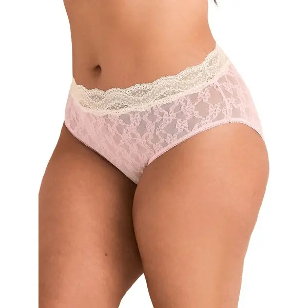 ADORE ME Marine High Waisted Panties - Light Pink