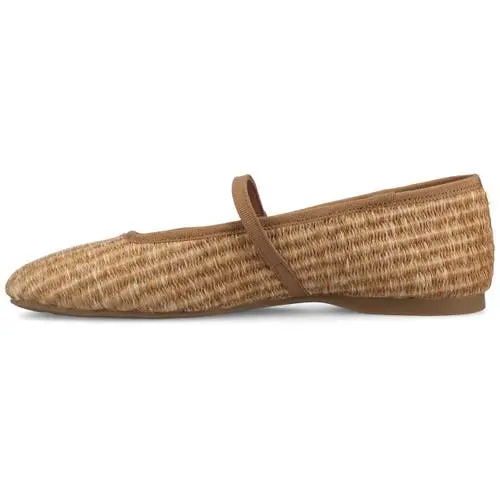 BIRDIES Hummingbird Raffia Mary Jane - Tan Raffia