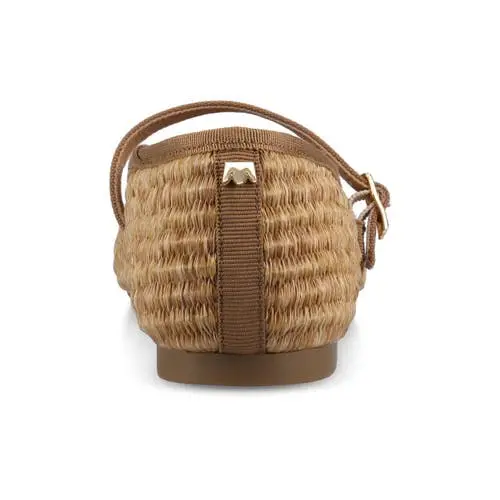 BIRDIES Hummingbird Raffia Mary Jane - Tan Raffia