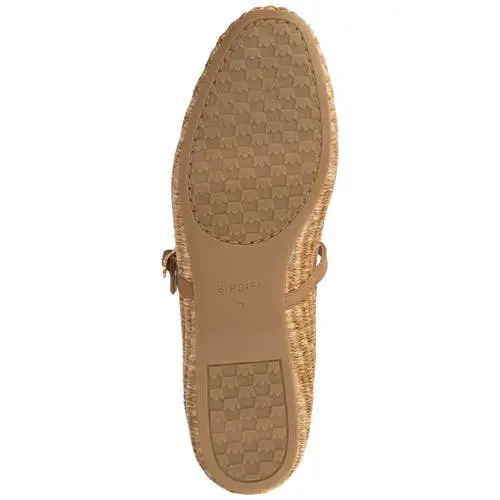 BIRDIES Hummingbird Raffia Mary Jane - Tan Raffia