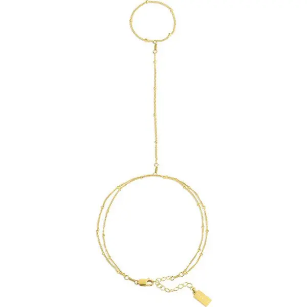 SET & STONES Palmer Hand Chain - Gold