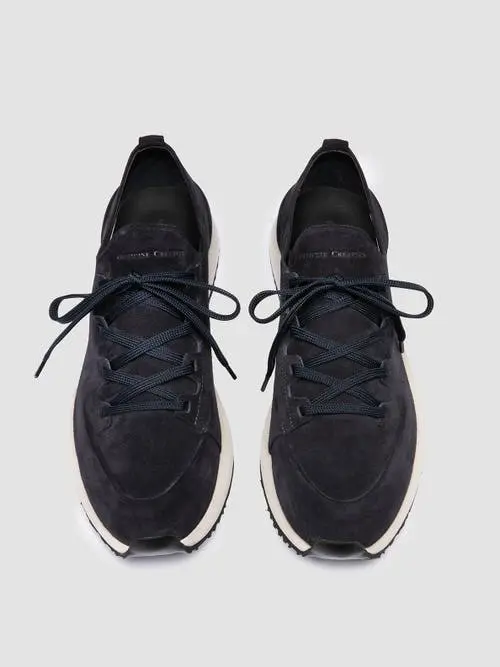 Officine Creative Entire 001 Suede Sock Sneakers - Blue