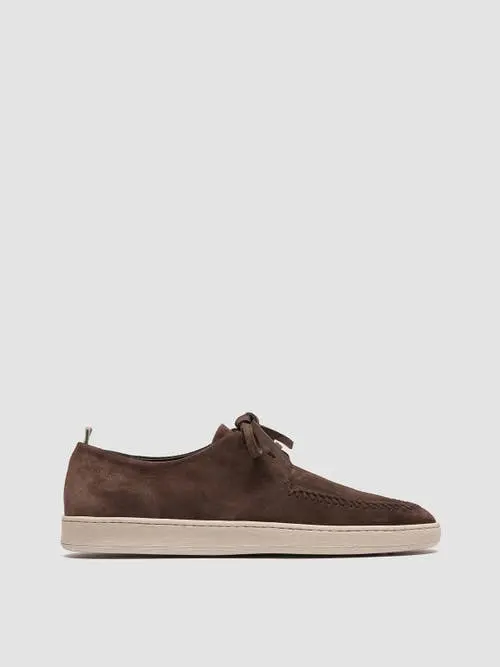 Officine Creative Herbie 012 Suede Derby Shoes - Brown