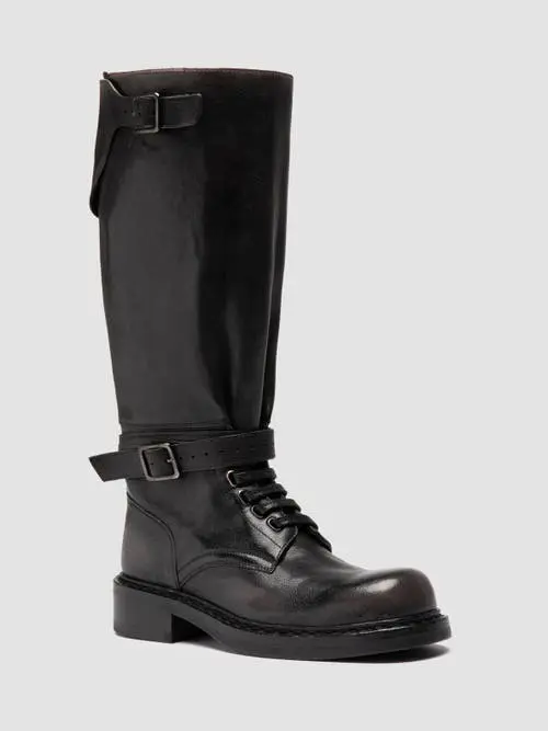 Officine Creative Dakota 003 Leather Boots